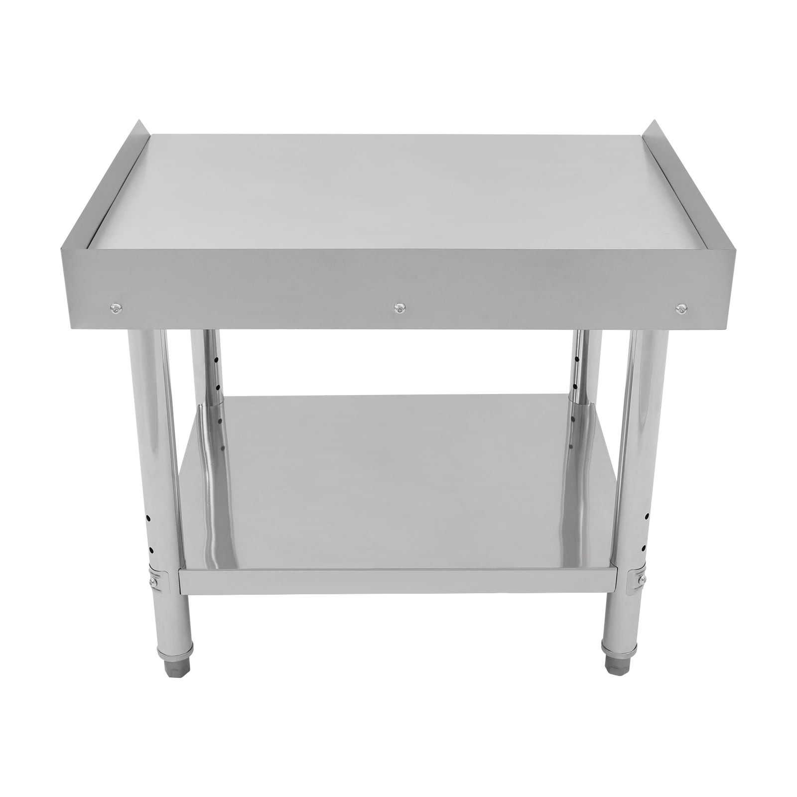 ChicHomey Adjustable Workbench, Stainless Steel Commercial Work Table ...
