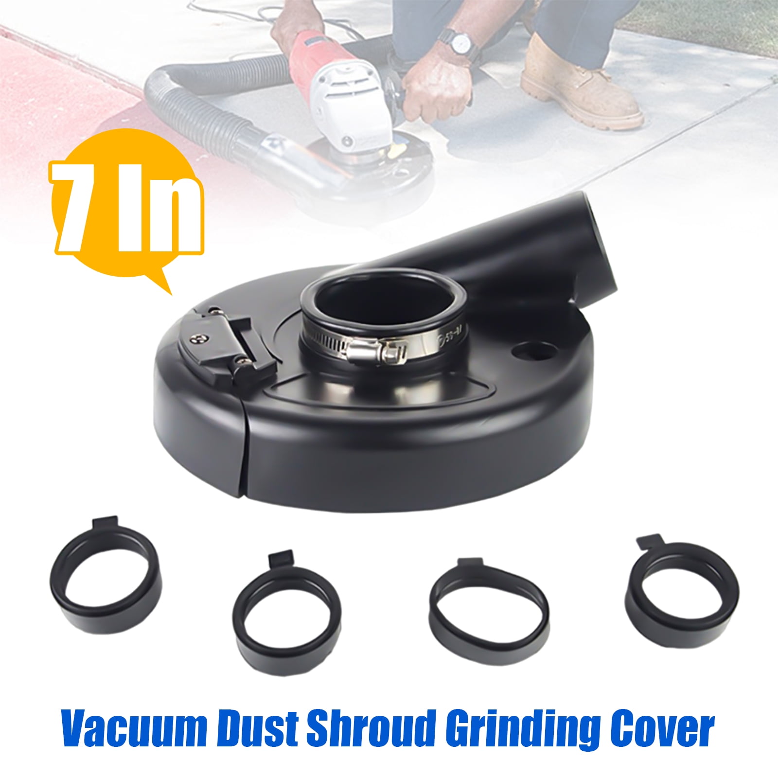 Dust Extraction Port EDGEKutter™ Dust Shroud, Polished Concrete ...