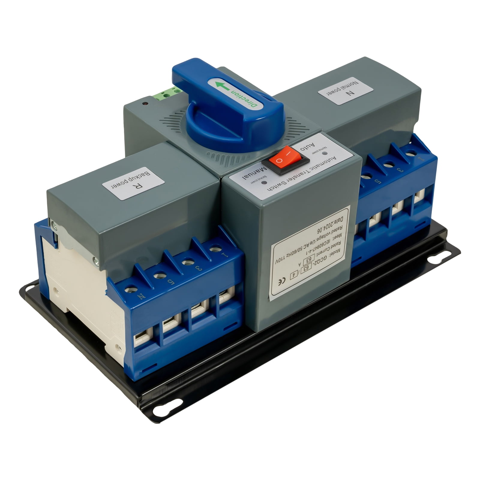 ChicHomey Automatic Transfer Switch 4P/63A, Dual Power Source, AC 400V ...