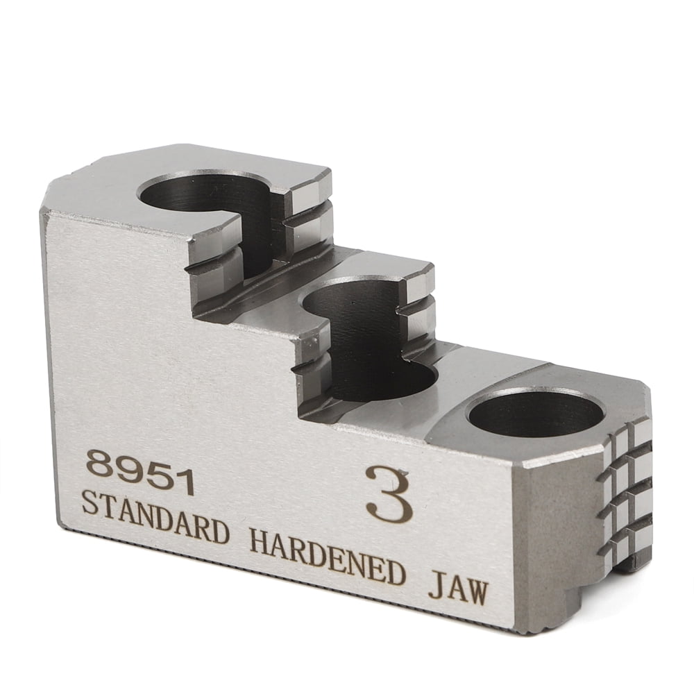 ChicHomey Double Step 10" Hard Jaws CNC Lathe Chuck, 20CrMnTi Material ...