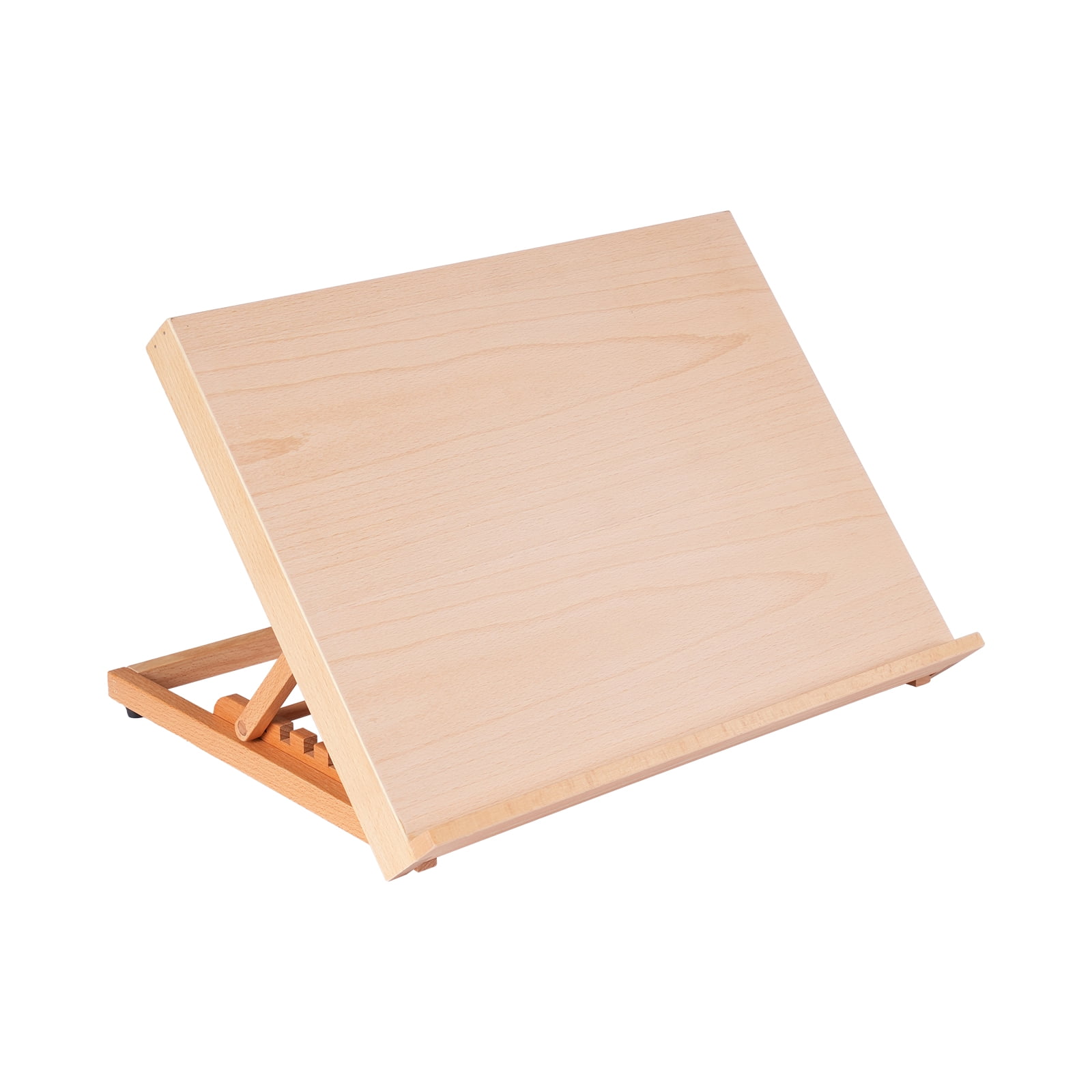 ChicHomey Easel Stand, Beech Wood with Varnish, Adjustable (0-80 ...