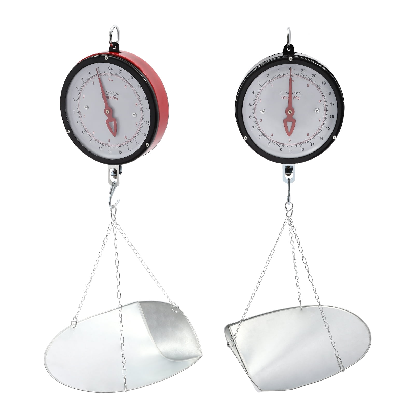 ChicHomey Easy-to-Use Hanging Scale with 10kg Capacity, Large Clear ...