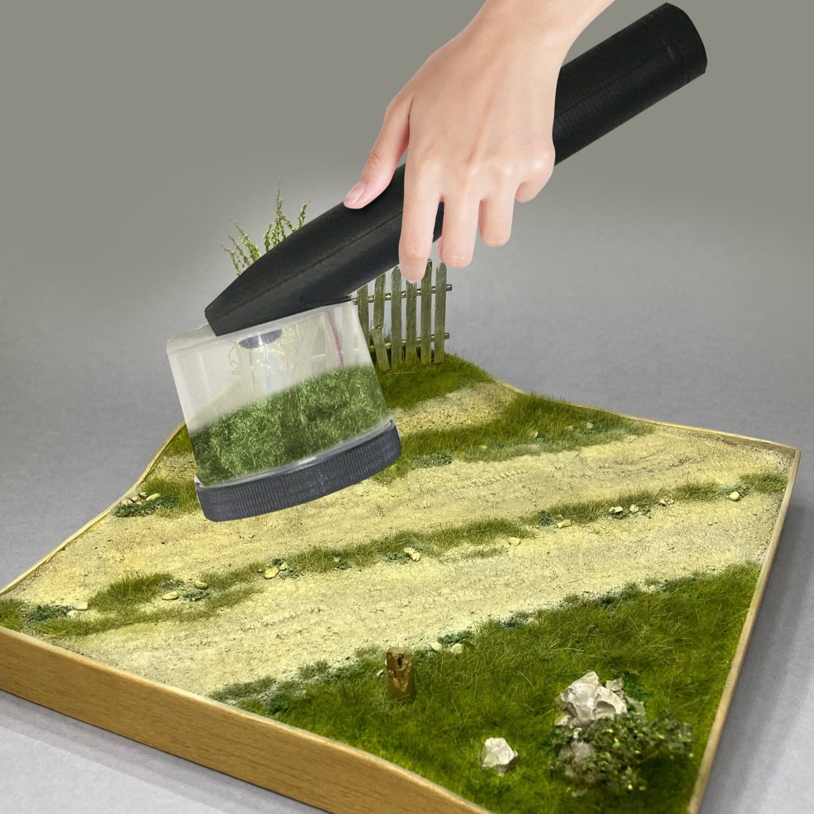 ChicHomey Handheld Static Grass Flock Applicator,Lightweight Static Grass Flock Applicator, for ...