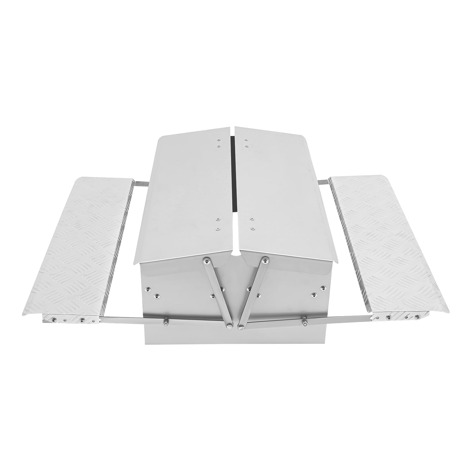 ChicHomey High Capacity Automatic Chicken Trough Feeder, Stainless ...