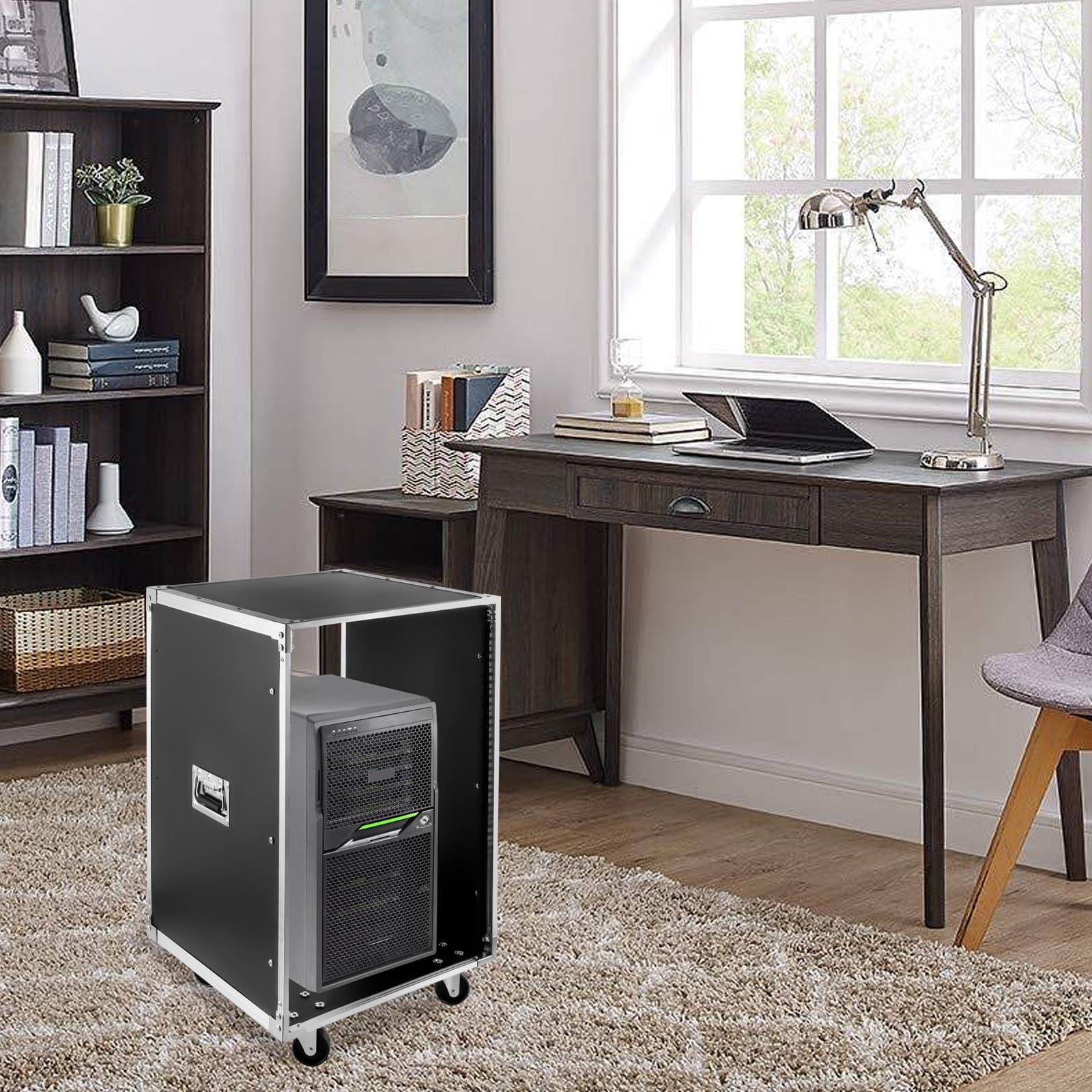 ChicHomey High Capacity Removable Network Cabinet with Anti-Skid ...