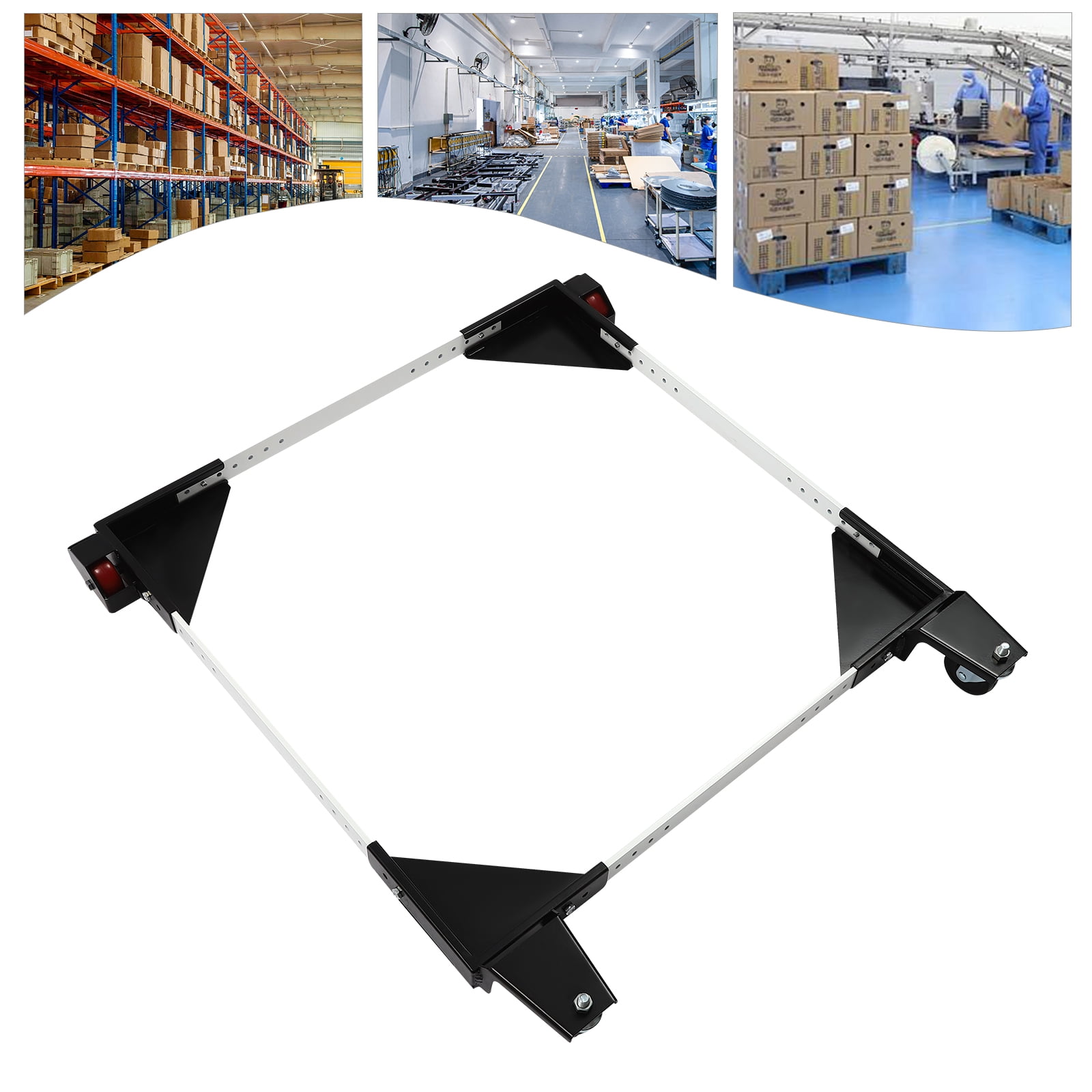 ChicHomey Industrial Mobile Base with Adjustable Design, 1200 lbs Load ...