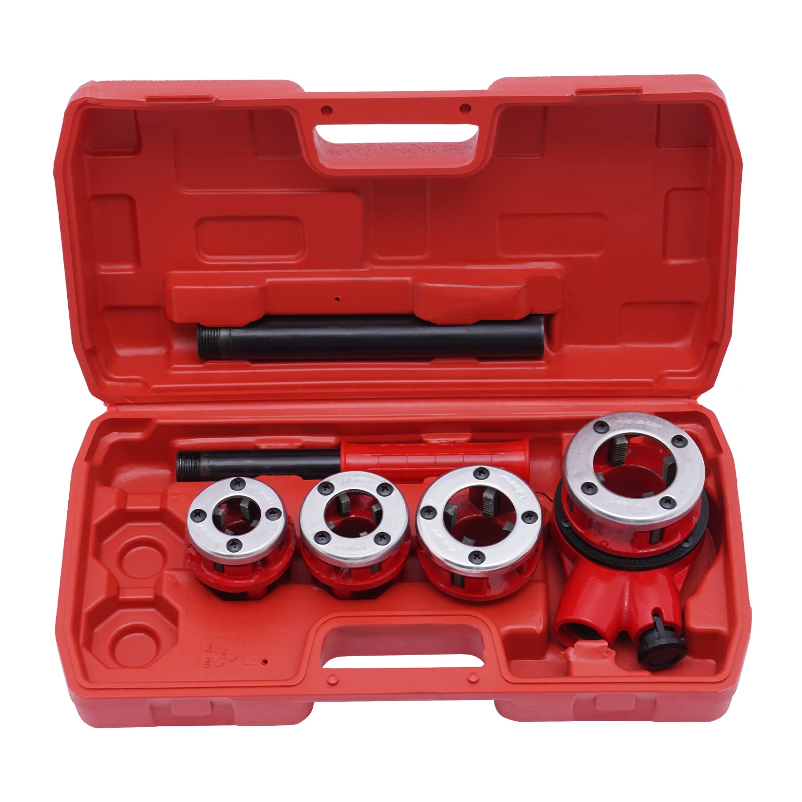 ChicHomey Manual Threading Kit for Pipes, 4 Die Heads Included ...