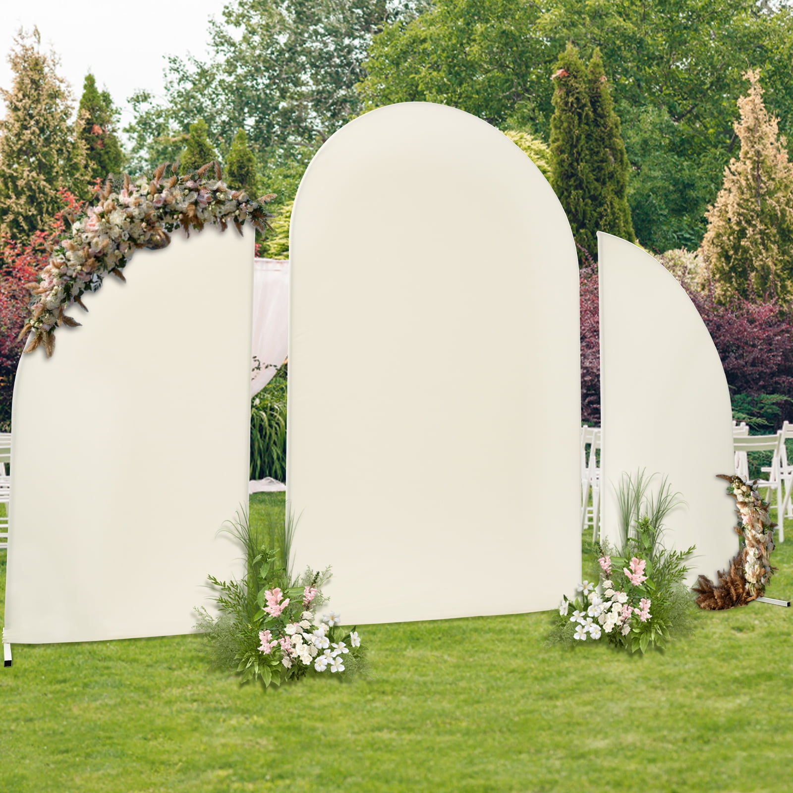 ChicHomey Metal Wedding Stand Wedding Backdrop Stand Wedding Arch Stand ...