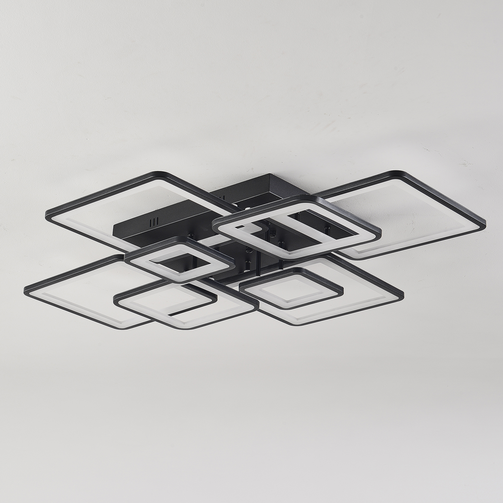 ChicHomey Modern Square LED Ceiling Light Dimmable Pendant Light W ...