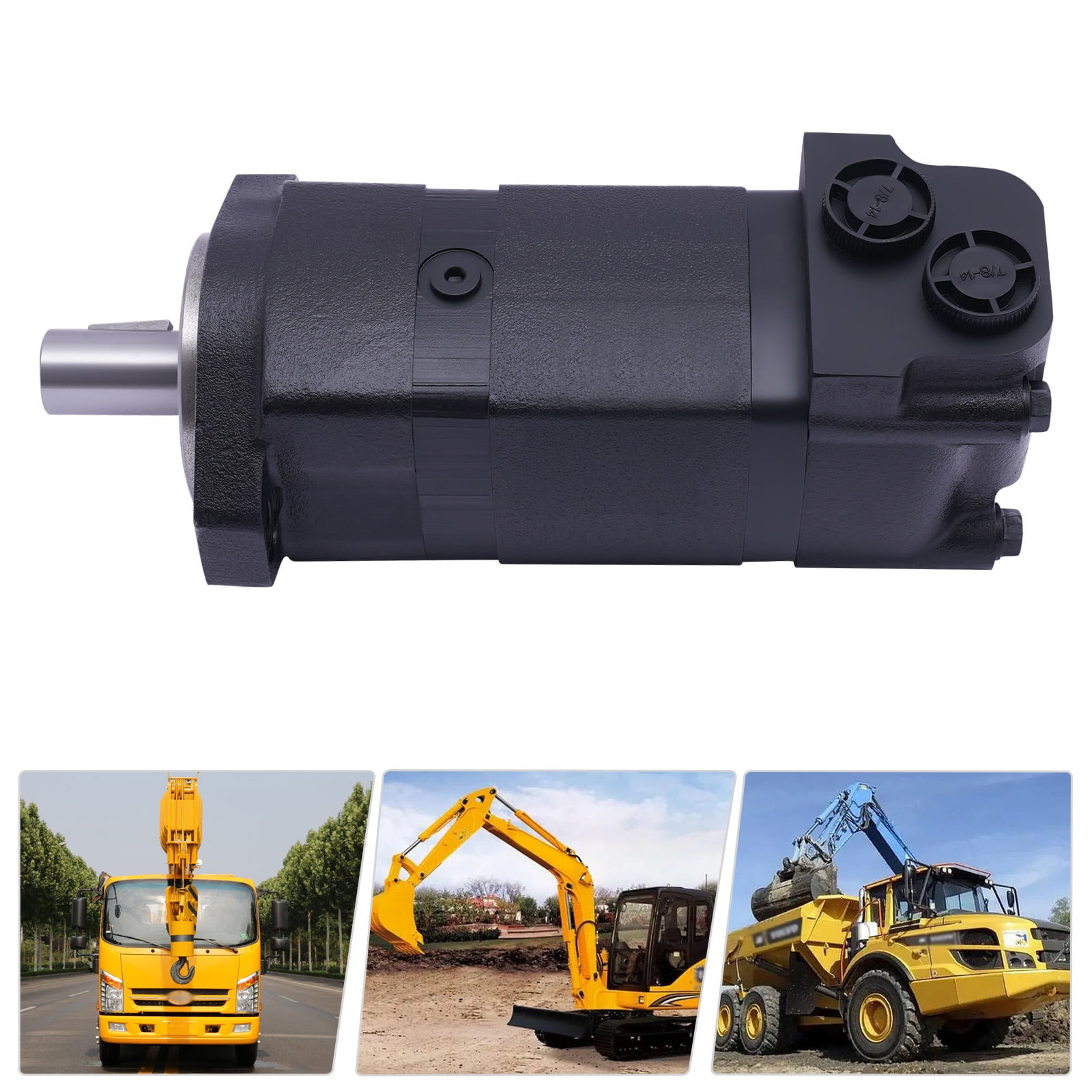 ChicHomey Reliable Hydraulic Motor with Cast Iron Construction, High ...