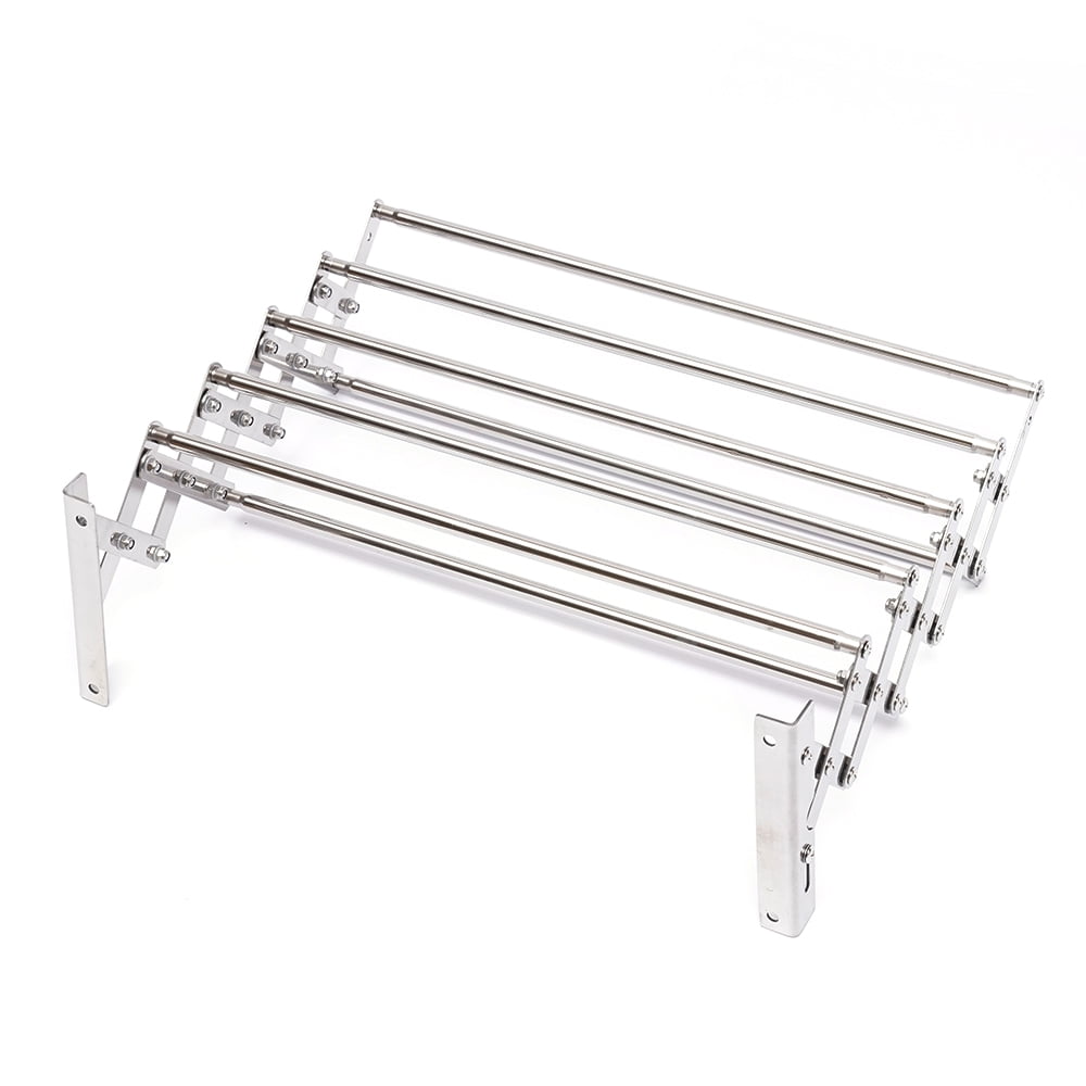 ChicHomey Retractable Wall Mount Towel Rack, Stainless Steel ...