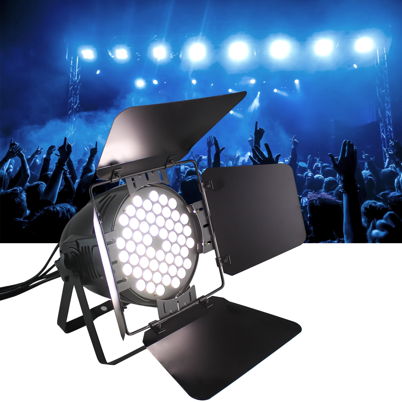 ChicHomey Stage Spotlights Barn Door 54 2w Stage Light LED DMX 512 ...