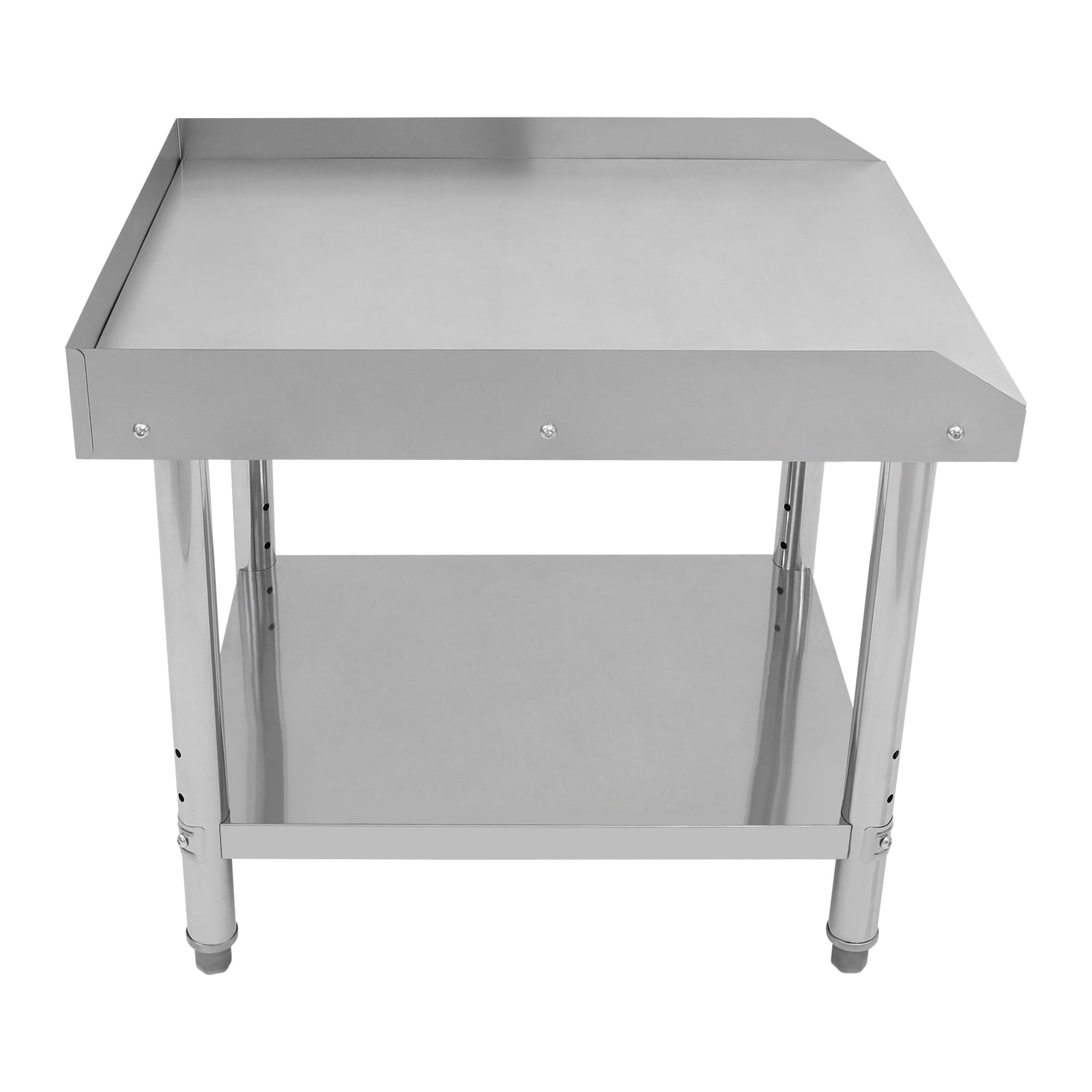 ChicHomey Stainless Steel Adjustable Workbench - JZ27D6 2-Tier ...