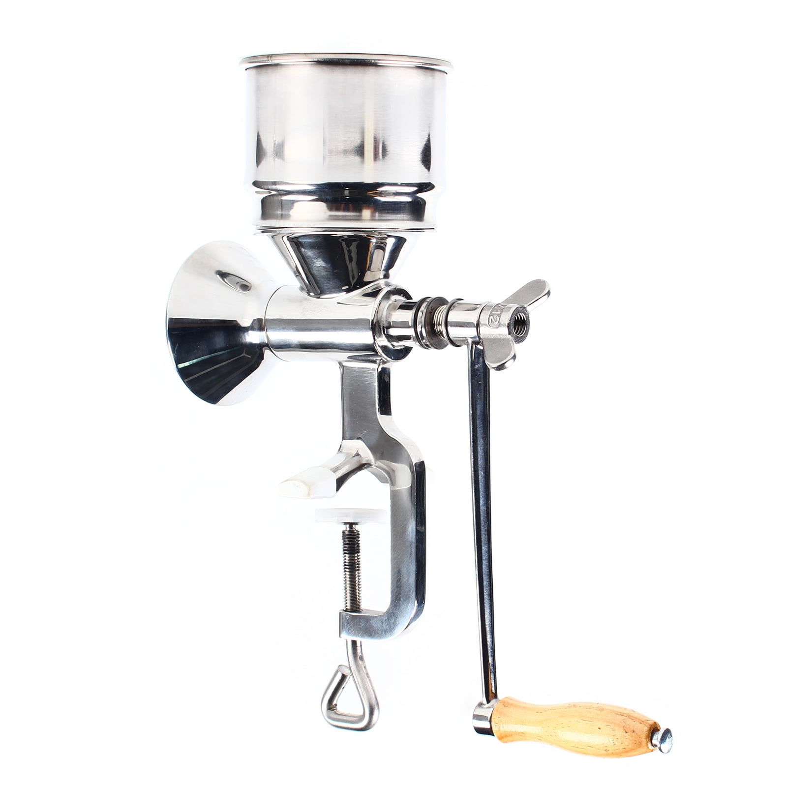 ChicHomey Stainless Steel Manual Hand Mill Grinder Grains Corn Beans ...