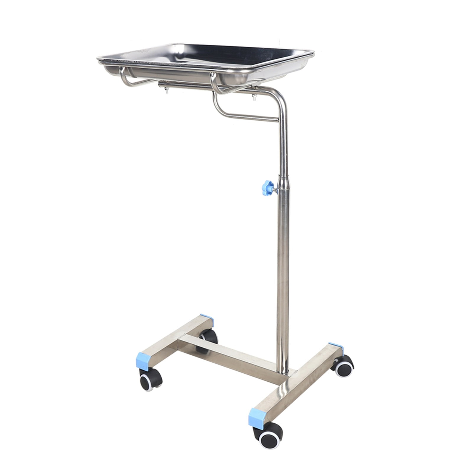 ChicHomey Stainless Steel Mobile Tray Stand Rolling Cart Rack ...