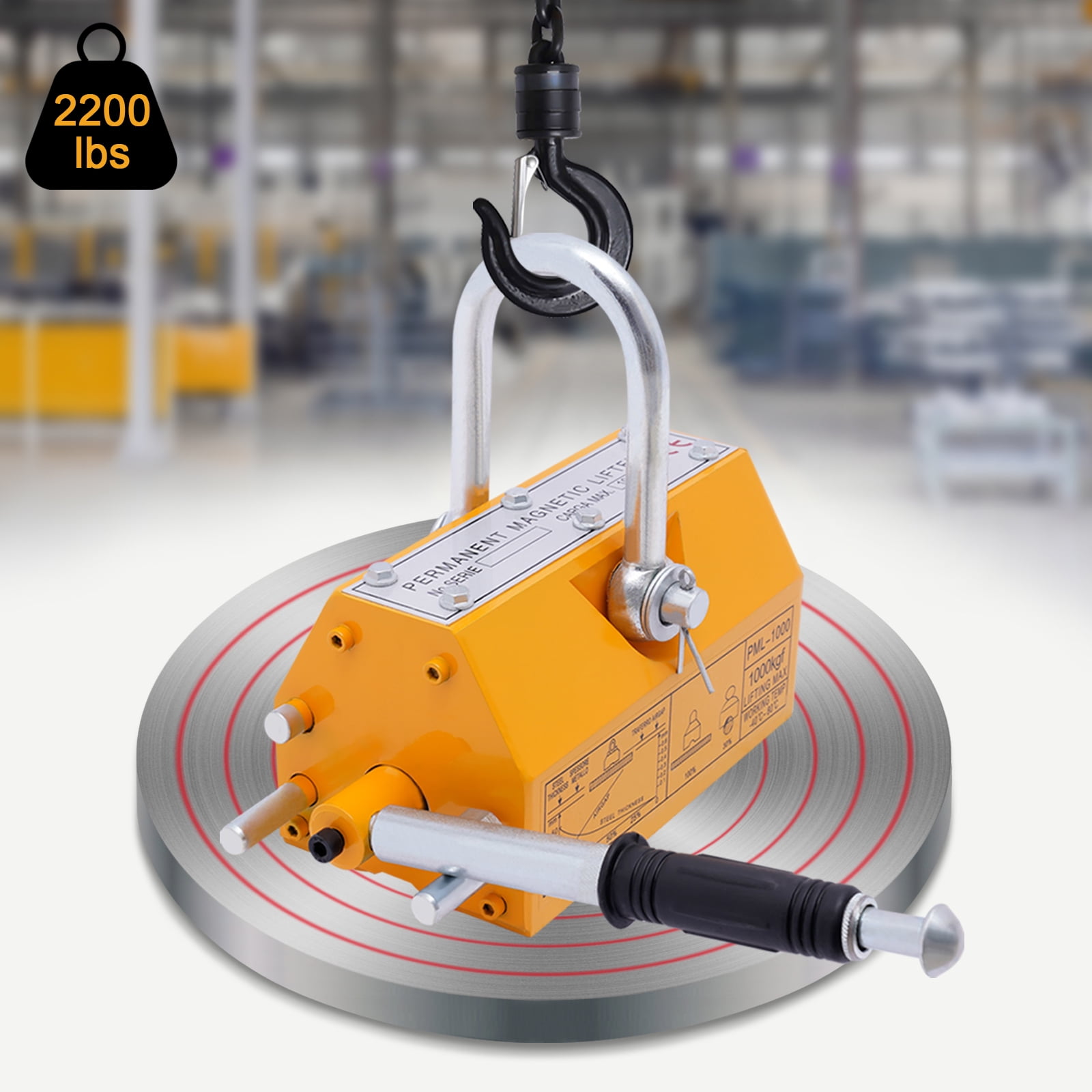 ChicHomey Steel Magnetic Lifter, 10.65.55.5 Inches, High Safety and ...