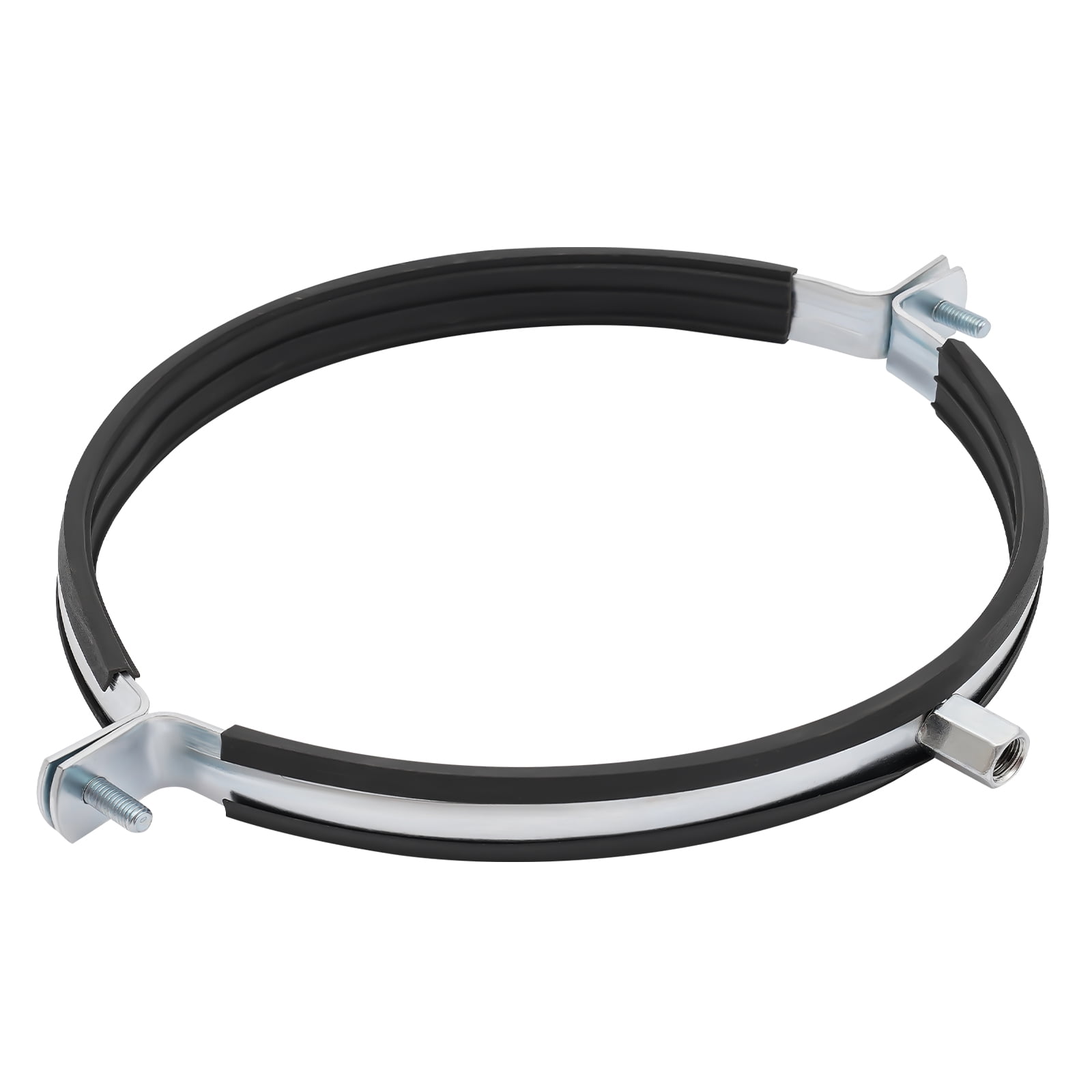 ChicHomey Steel and Rubber Pipe Clamp Set, 10 PCS for 250mm Pipes, Easy ...