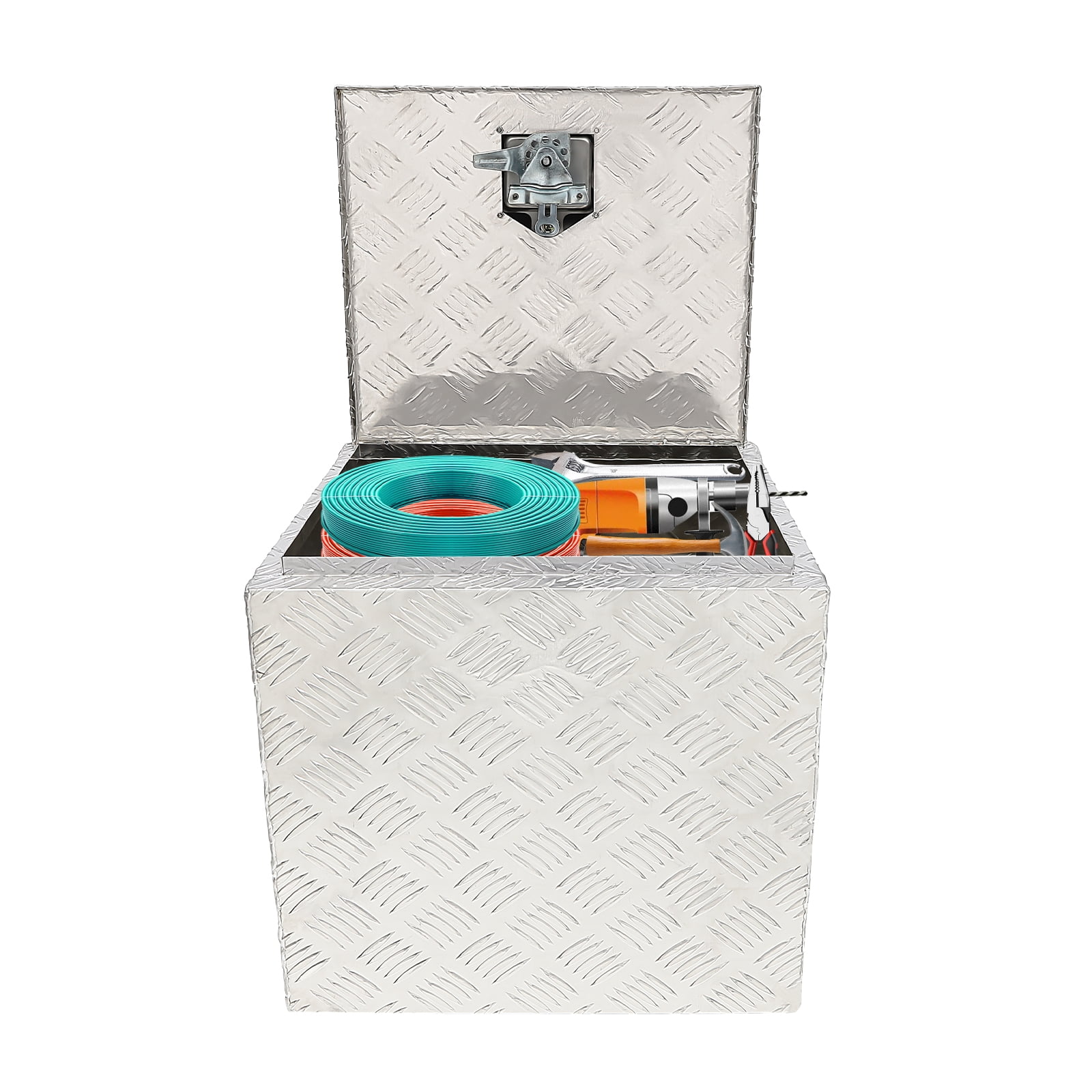 ChicHomey Sturdy Underbody Tool Storage Box with Security Lock, Large ...