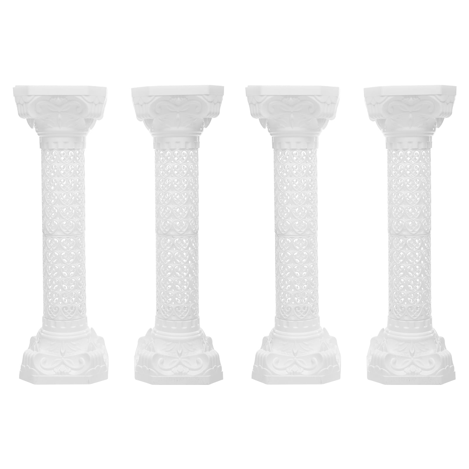 ChicHomey Sturdy and Wedding Roman Column Sculpture Set, 4-Piece ...