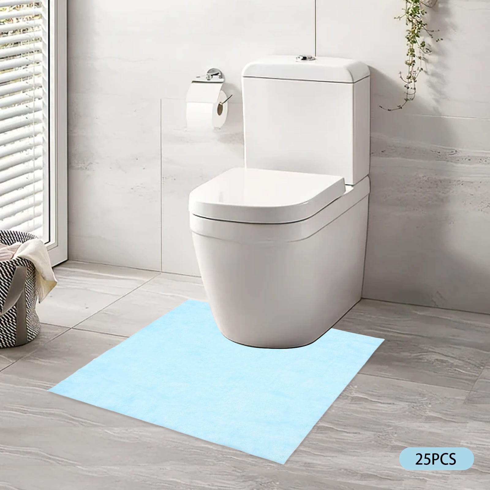 ChicHomey U Shape Toilet Mats Non Woven Fabric Waterproof Floor Urine ...