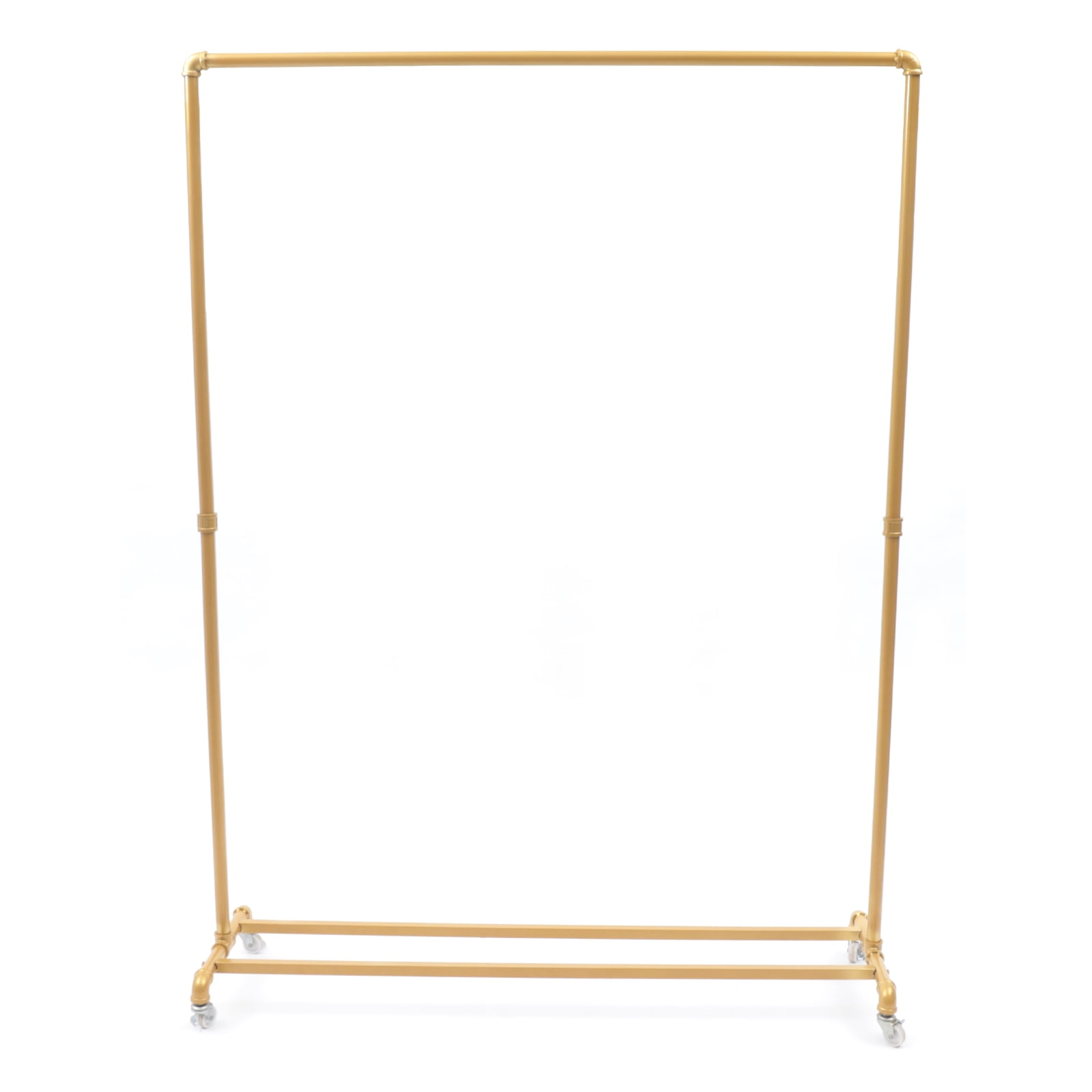 ChicHomey Unique Gold Metal Single Rail Boutique Retail Garment Shelves ...