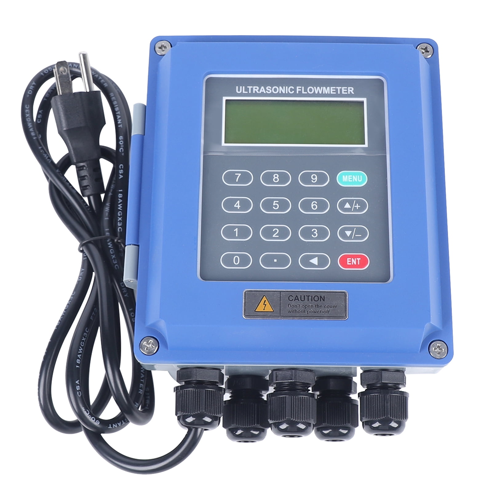 ChicHomey Water Flow Meter, Ultrasonic Measurement, ±1% Accuracy, Data ...