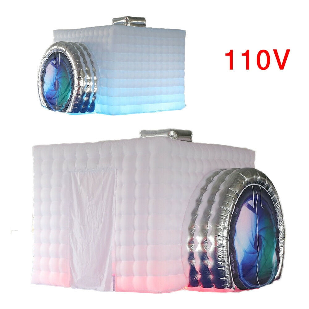 ChicHomey White Camera Shape Inflatable Photo Booth LED Wedding Tent ...