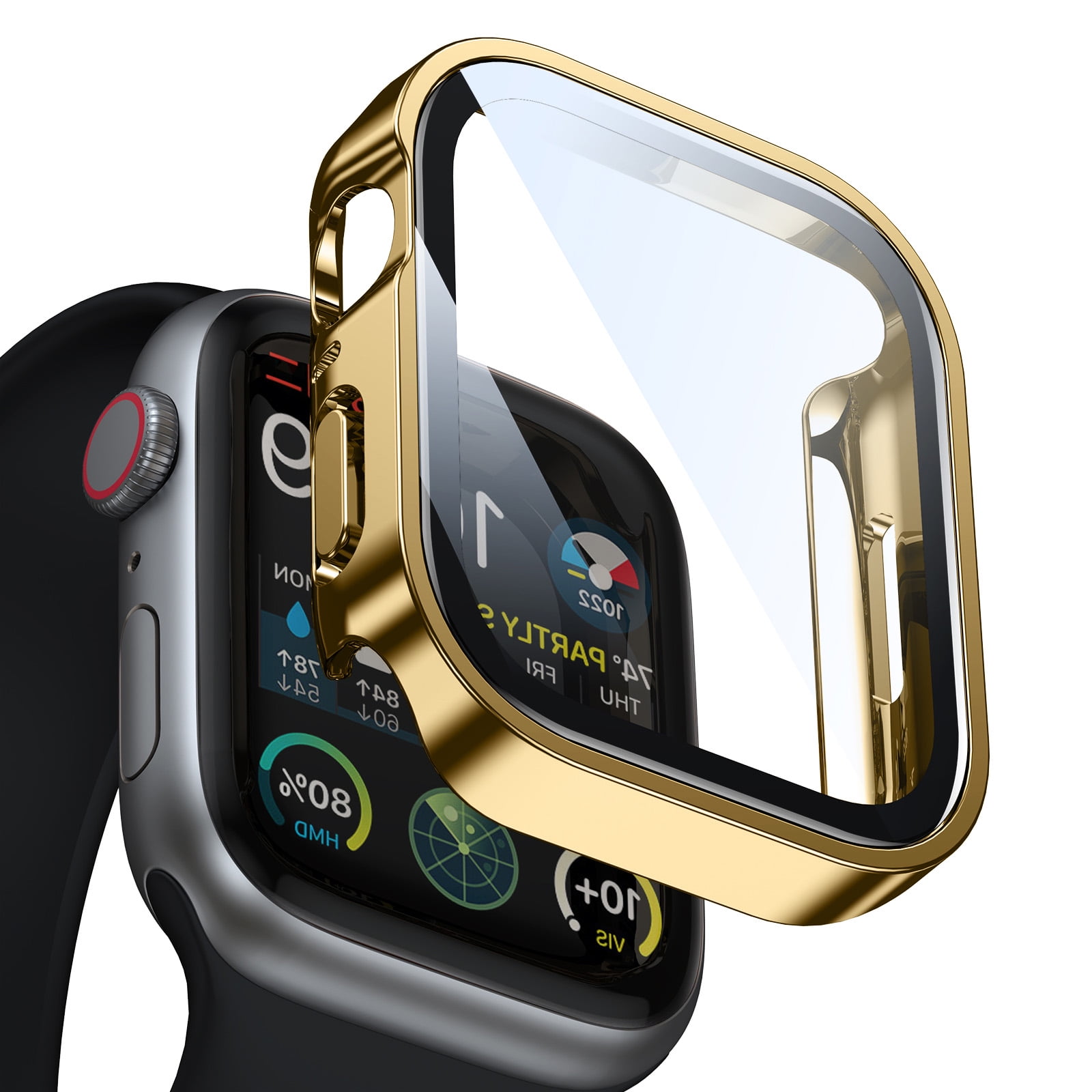 ChicShell 2 Pack for Apple Watch Series 11/10 46mm Screen Protector ...