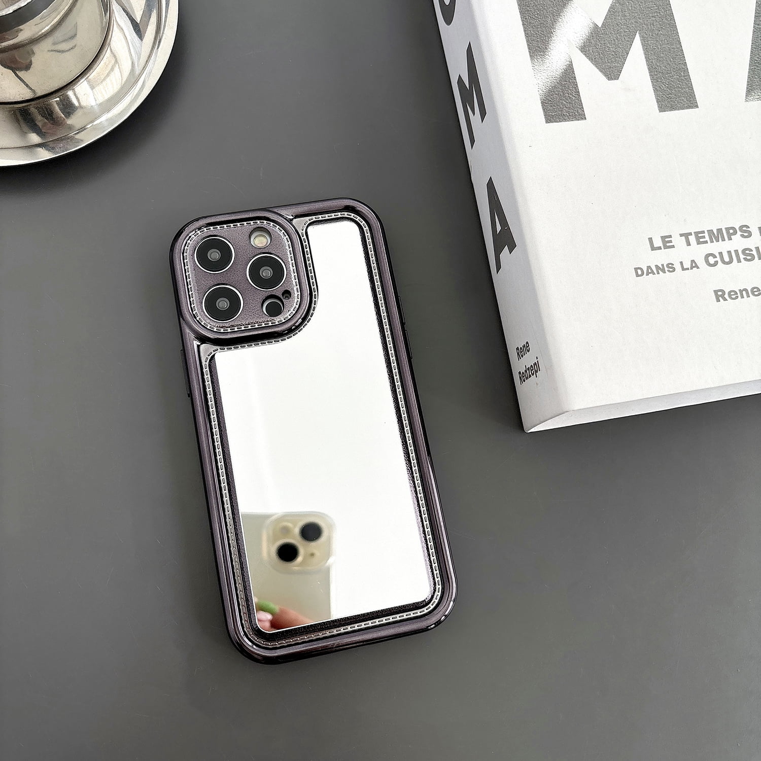 ChicShell Case for iPhone 13, Mirror Back for Make up, for Women Girls ...