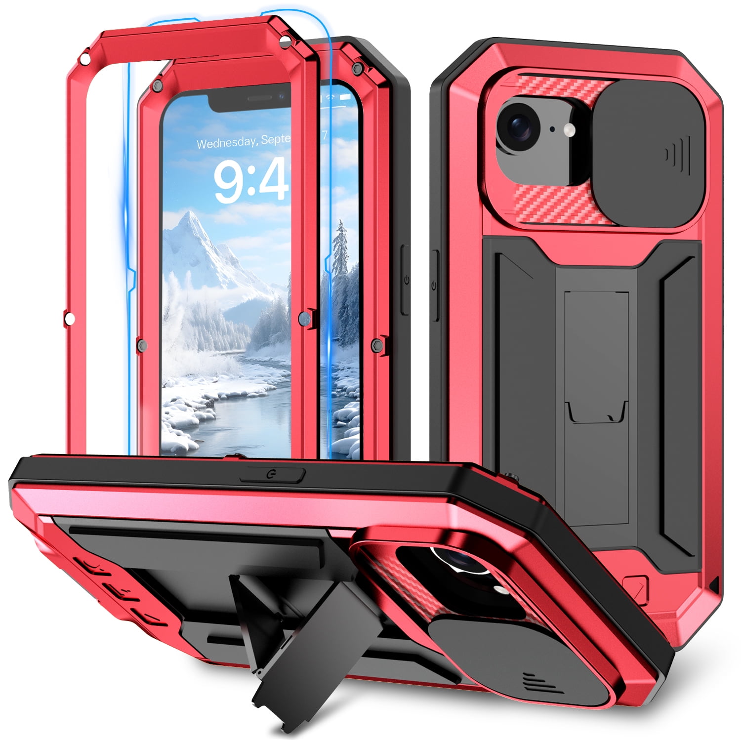 ChicShell Case for iPhone 16e with Screen Protector & Camera Lens ...