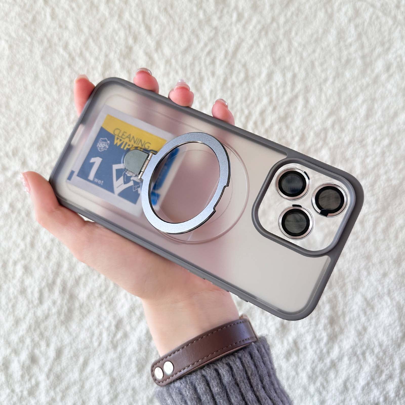 ChicShell Magnetic Case for iPhone 16 Pro with Stand, Camear Lens ...