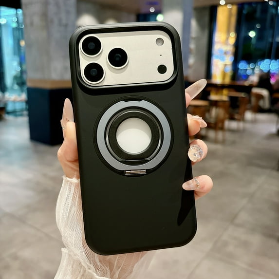 ChicShell Magnetic Case for iPhone 17 Pro with Ring Stand, Hard PC ...