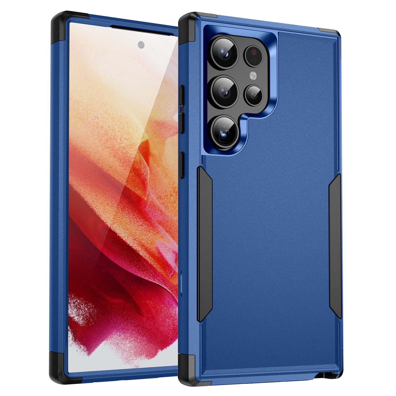 ChicShell Rugged Case for Samsung Galaxy S25 Ultra, Military Grade Shockproof Bumper Hybrid PC ...