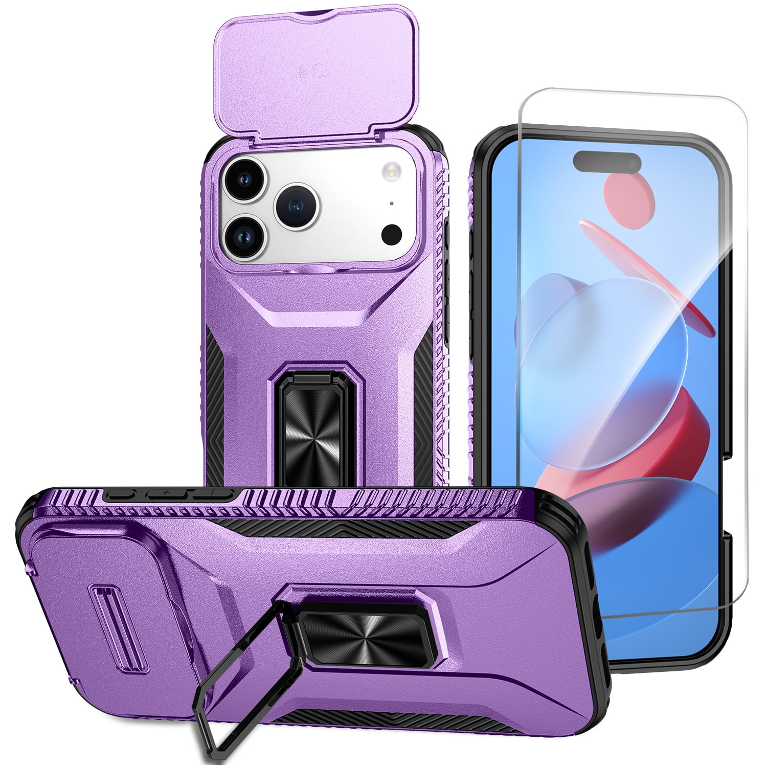 ChicShell Rugged Case for iPhone 17 Pro Max with Screen Protection ...