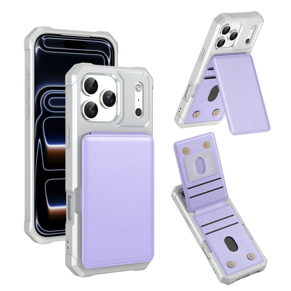 ChicShell Slim Case for iPhone 17 Pro Max with Credit Card Slot, Non ...