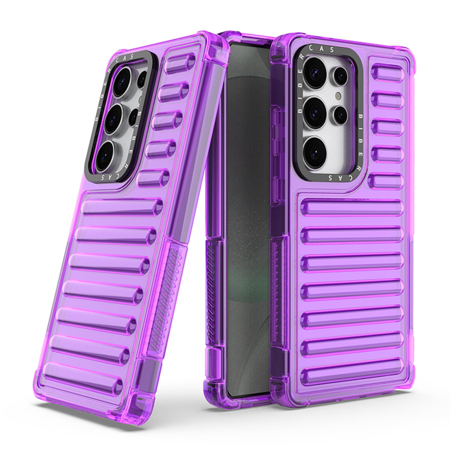 ChicShell Slim Fit for Samsung Galaxy S25 Ultra Case, Translucent Anti-Slip Shockproof Bumper ...