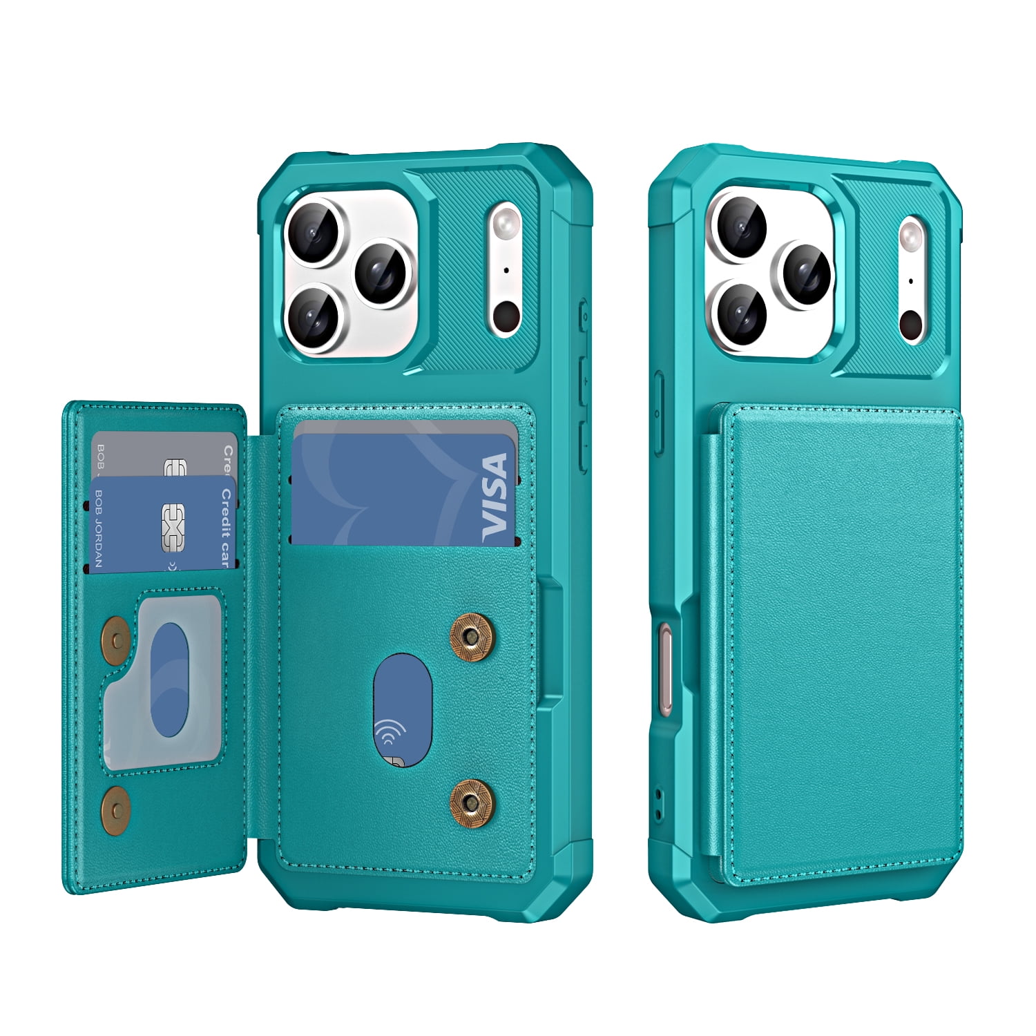 ChicShell Slim Fit for iPhone 17 Pro Max Case, Lightweight Protective PU Leather Wallet Cover ...