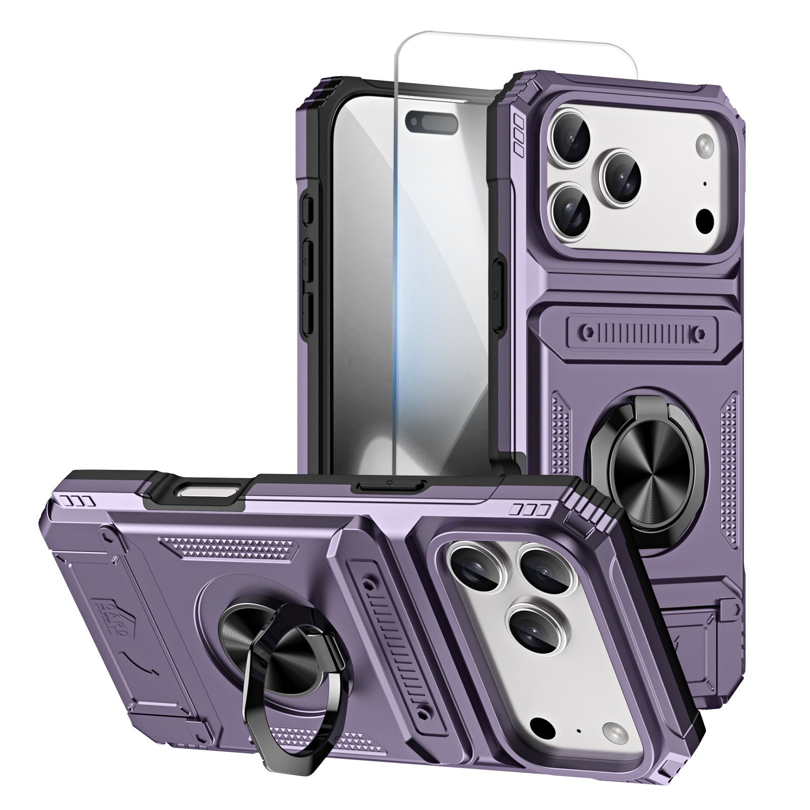 ChicShell for iPhone 17 Pro Case with Screen Protection, Shockproof ...
