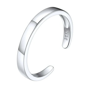 WINDLAND Adjustable Open Band 2 Pieces Princess and Knight Couple Rings ...