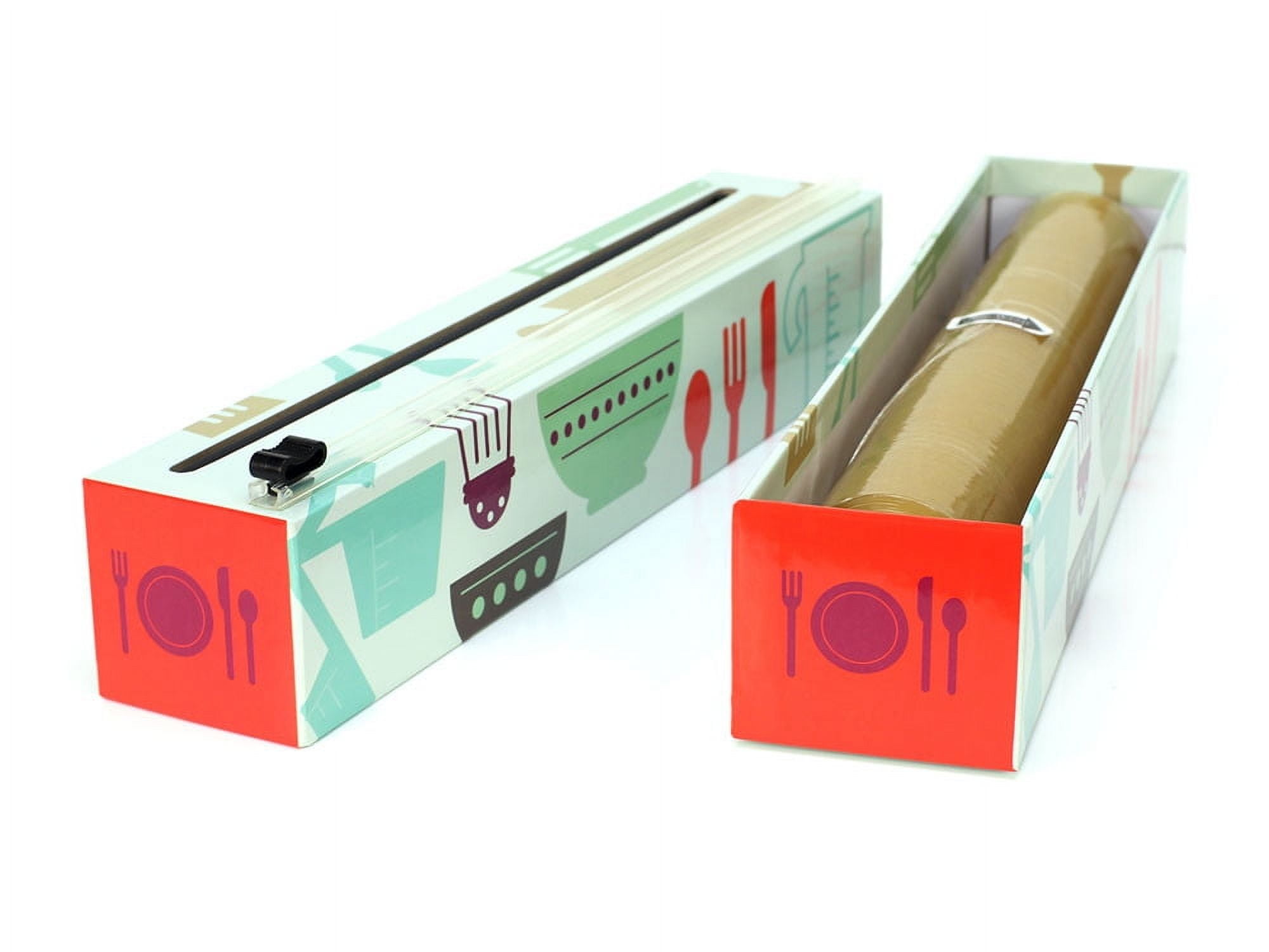 "Chicwrap Cook's Tools 12""x250' Refillable Plastic Wrap Dispenser with ...