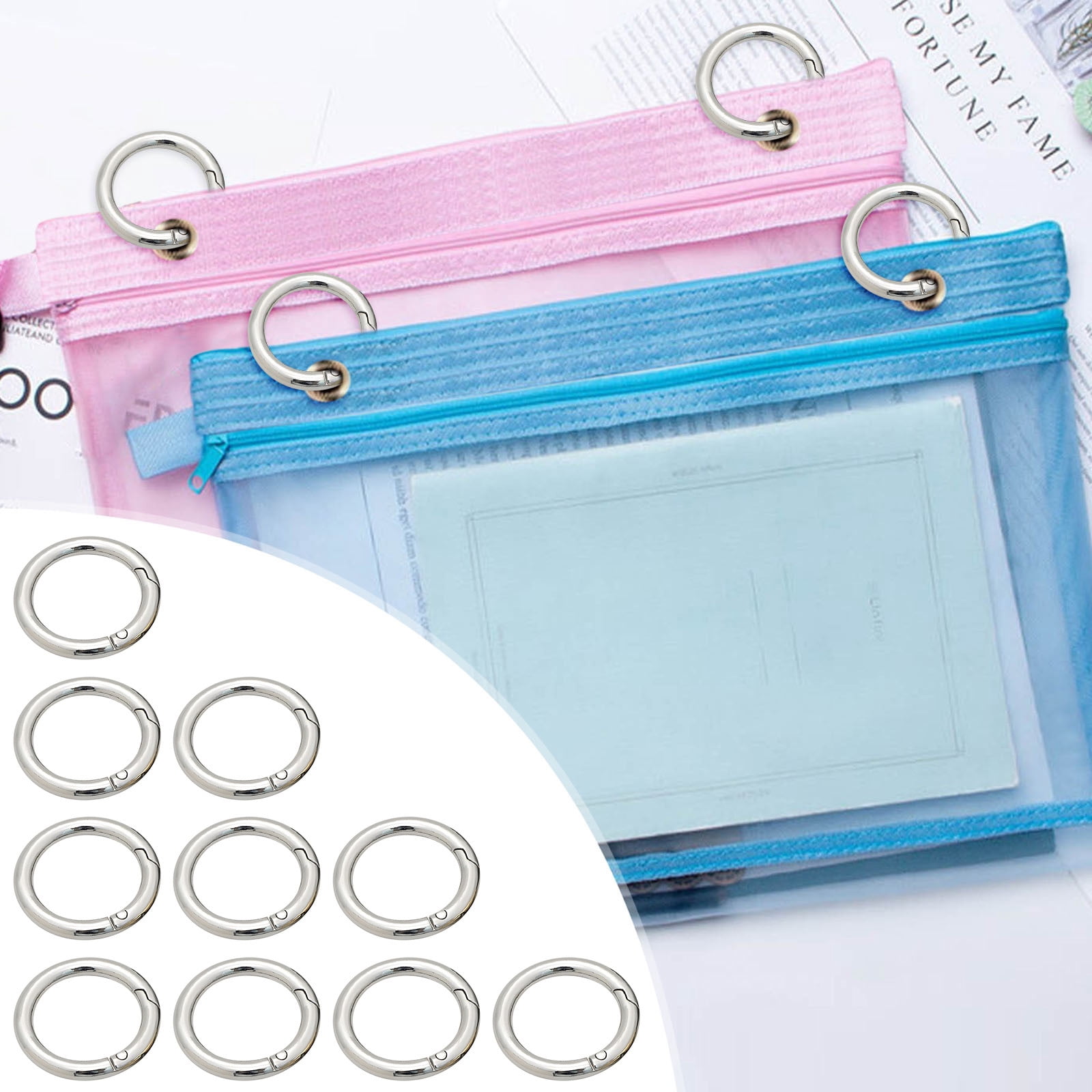 ChicYu 10PCSRound Metal Snap Buttons Durable Rust-Proof Sewing ...