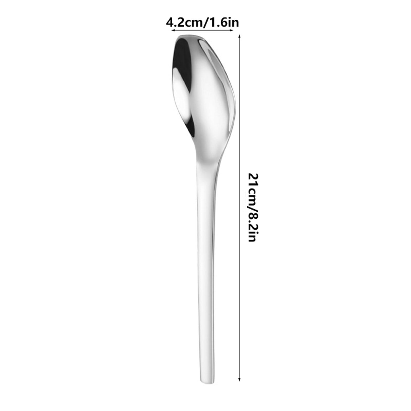 ChicYu 304 Stainless Steel Western Food Spoon Dry Rice Serving Utensil ...