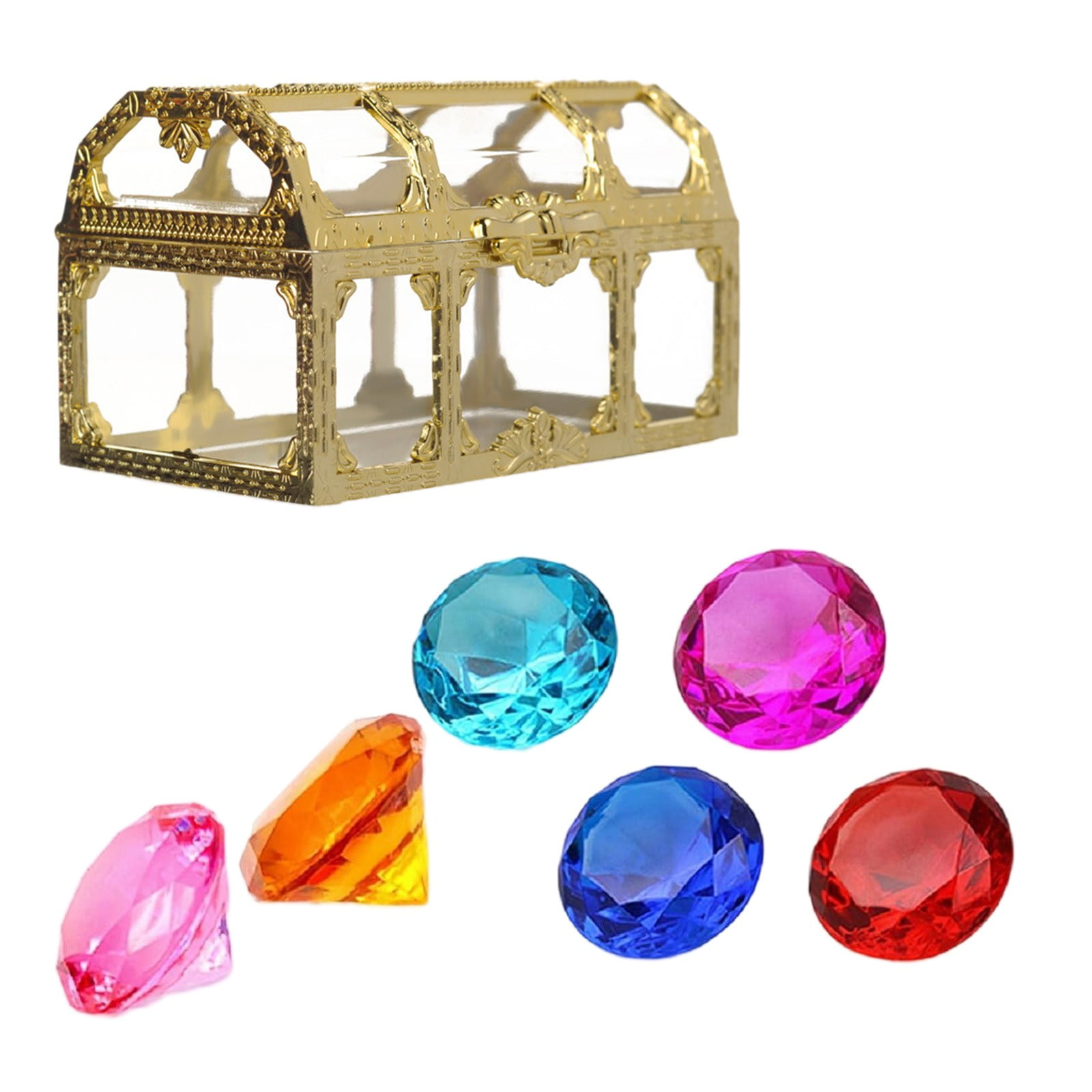 ChicYu 7PCS Childrens Treasure Hunts Gemstones Set with Crystal ...