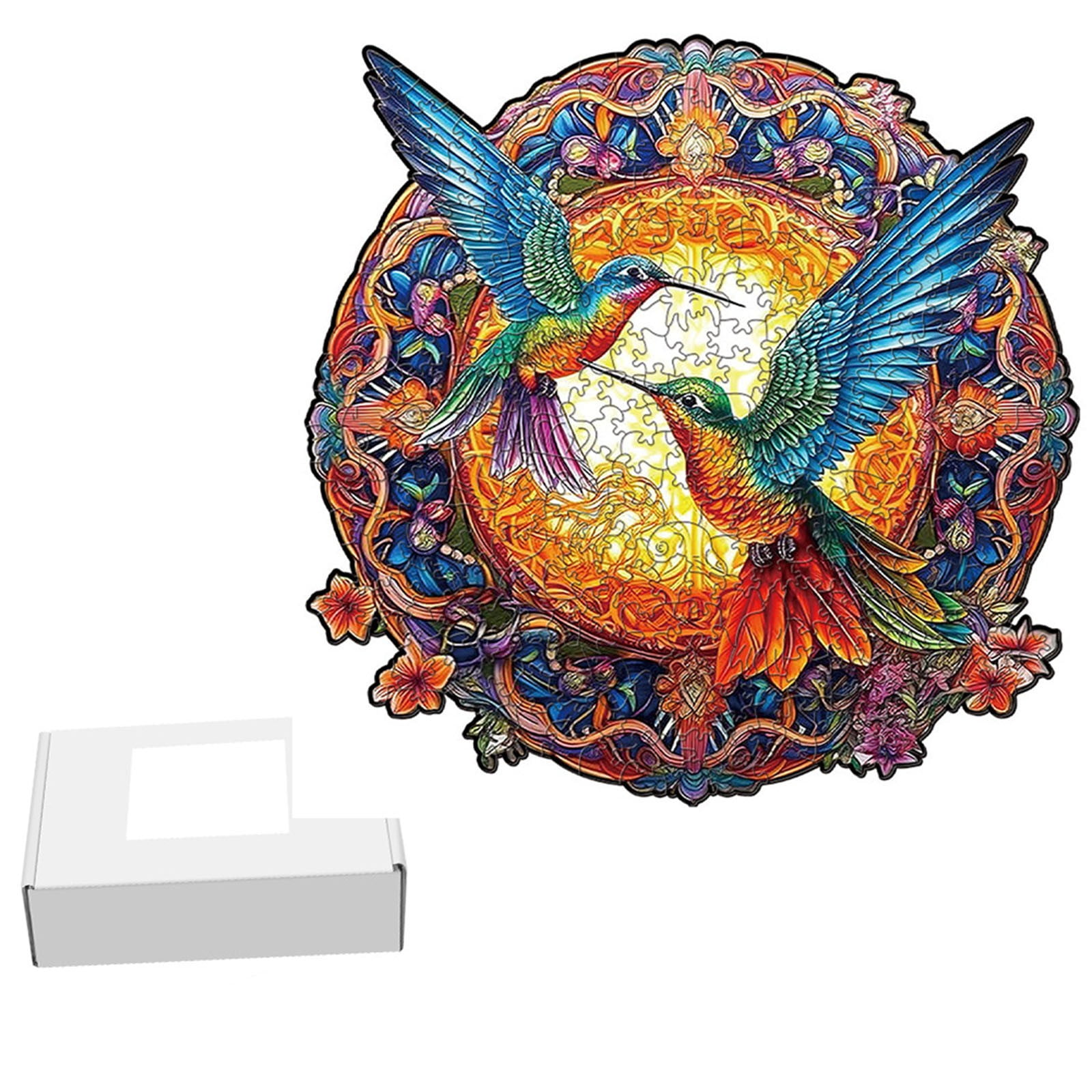 ChicYu Birds Animals Irregular Wooden Jigsaws Puzzle for Kids and ...