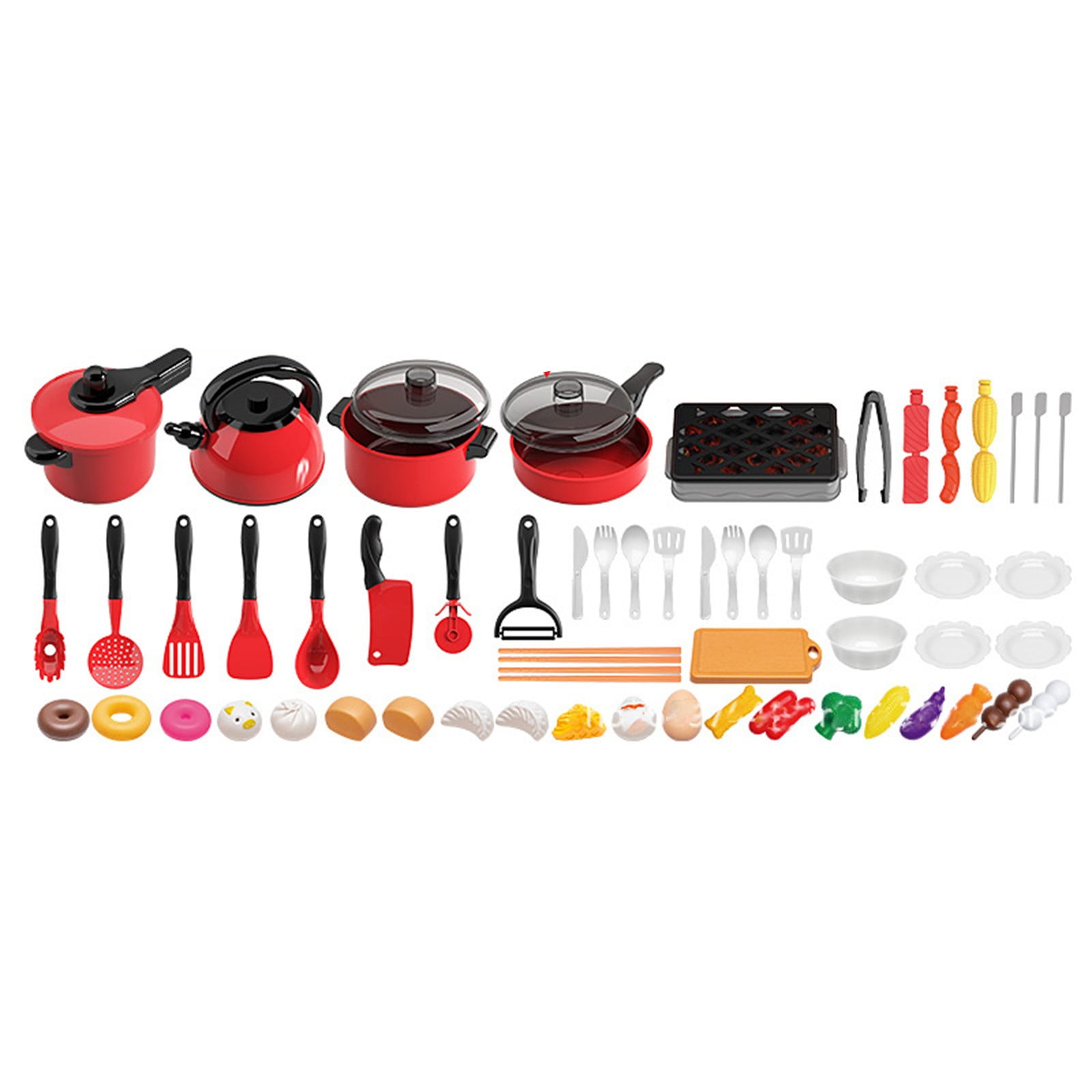 ChicYu Childrens Play Kitchen Toy Set for Imaginative Role Cooking ...