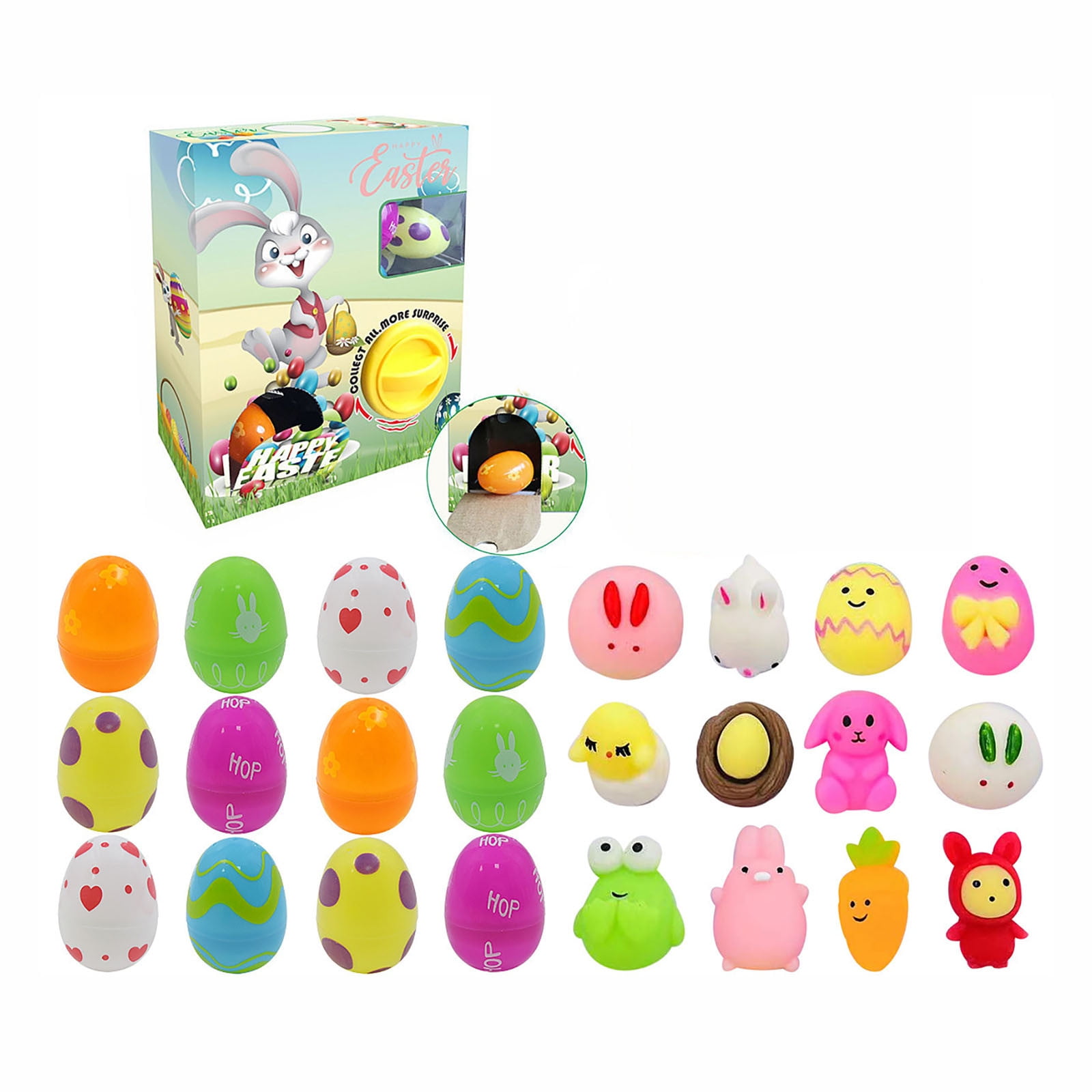ChicYu Easter Celebration Playset with 24-Piece Decorations ...