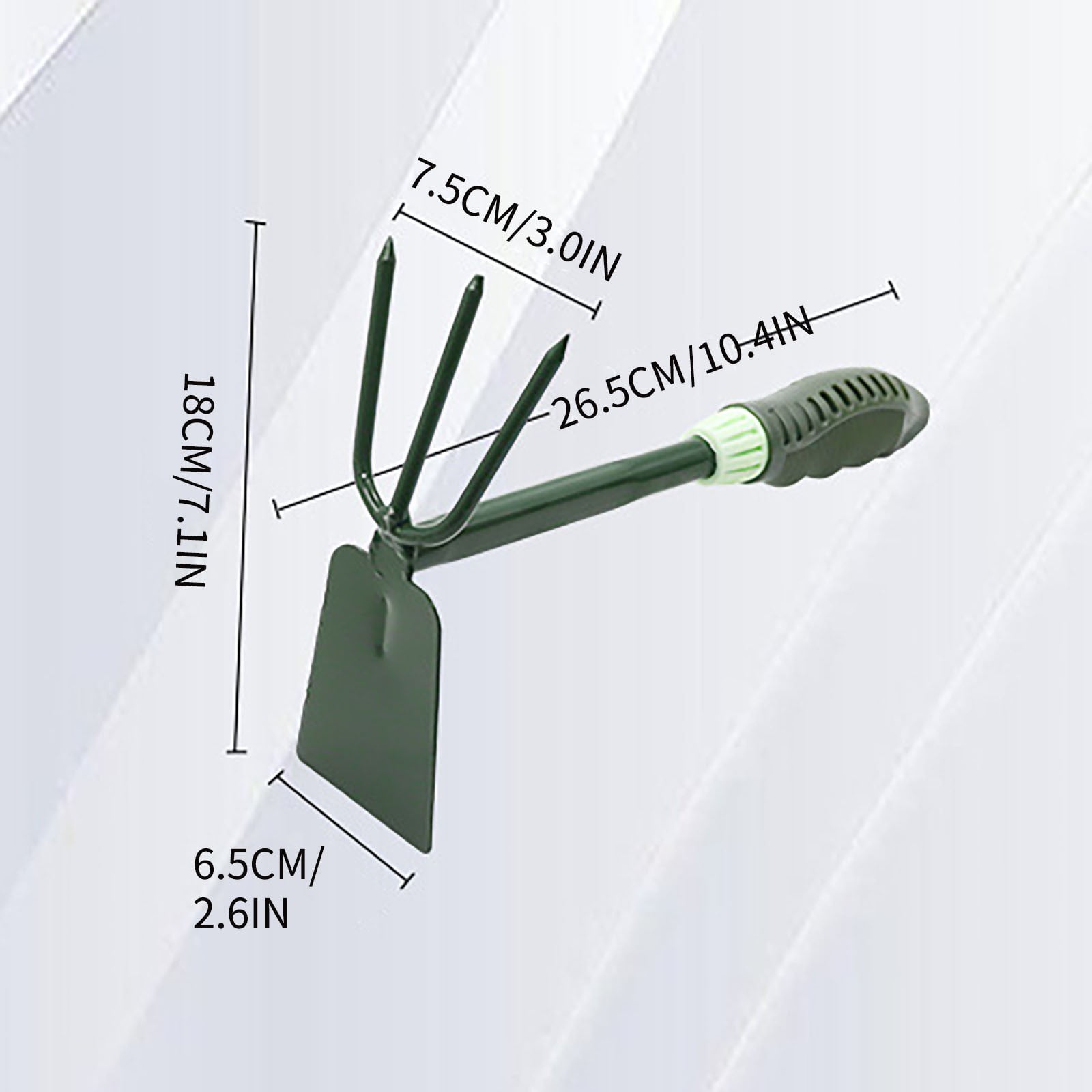 ChicYu Clearance Ergonomic Rubber Garden Multi-Tool,Compact Shovel with ...