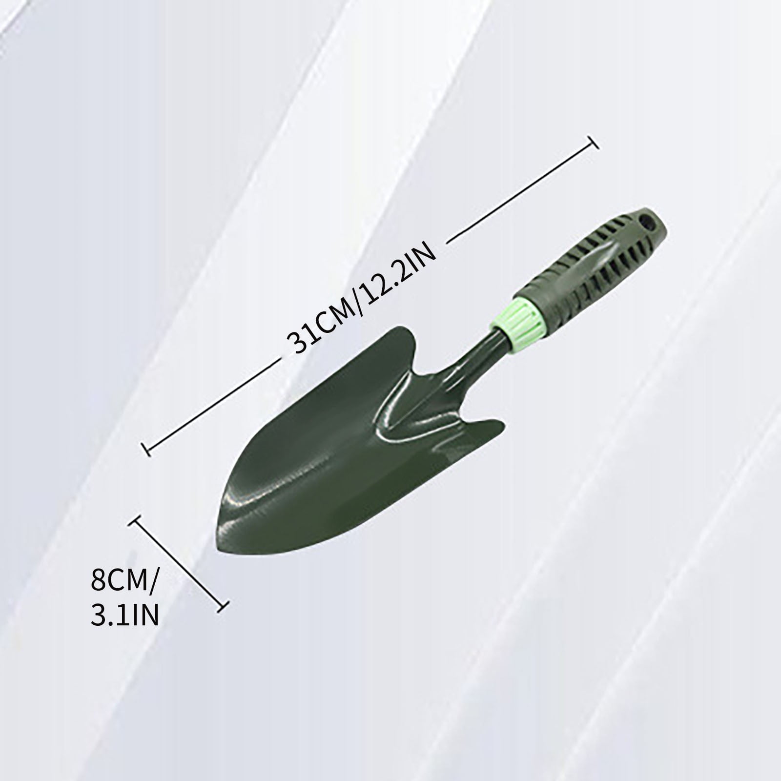 ChicYu Ergonomic Rubber Garden Multi-Tool,Compact Shovel with ...