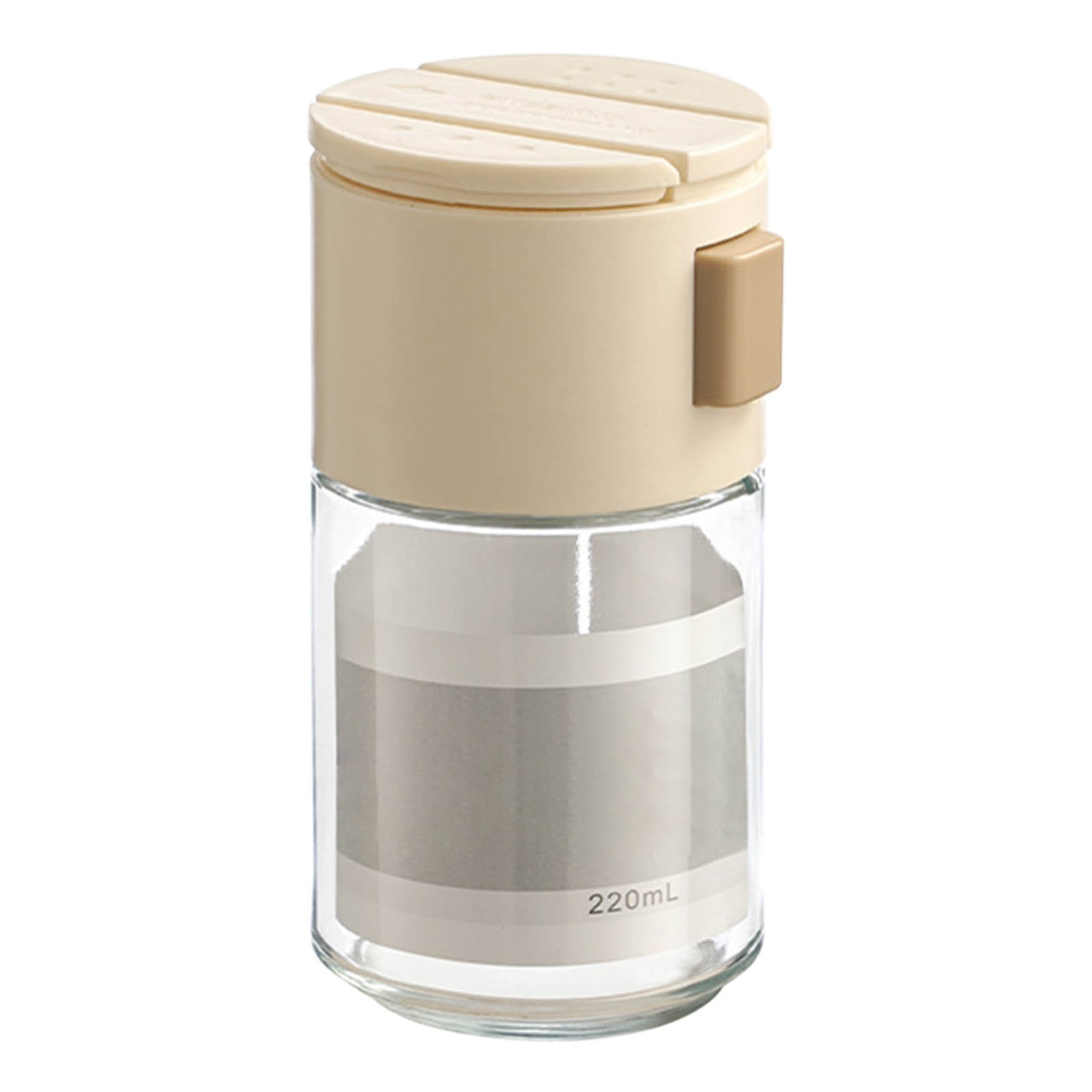 ChicYu Spice Jar Shaker Set -Glass Condiment Container with Adjustable ...