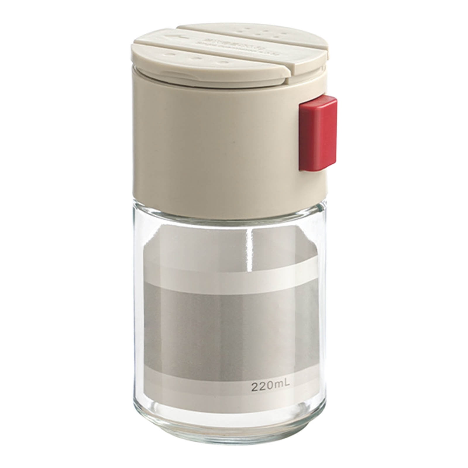 ChicYu Spice Jar Shaker Set -Glass Condiment Container with Adjustable ...